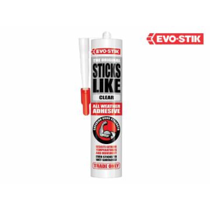 EVO663824 STICKS LIKE CLEAR ALL WEATHER ADHESIVE | AAA Decorating