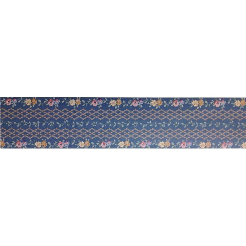 56486 CROWN CRISS CROSS AND FLORAL DESIGN WALLPAPER BORDER | AAA Decorating