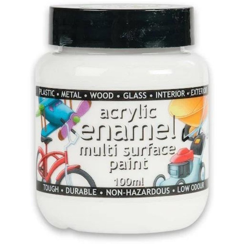 PVRGE100WH 100ML NO47 WHITE ENAMEL PAINT | AAA Decorating